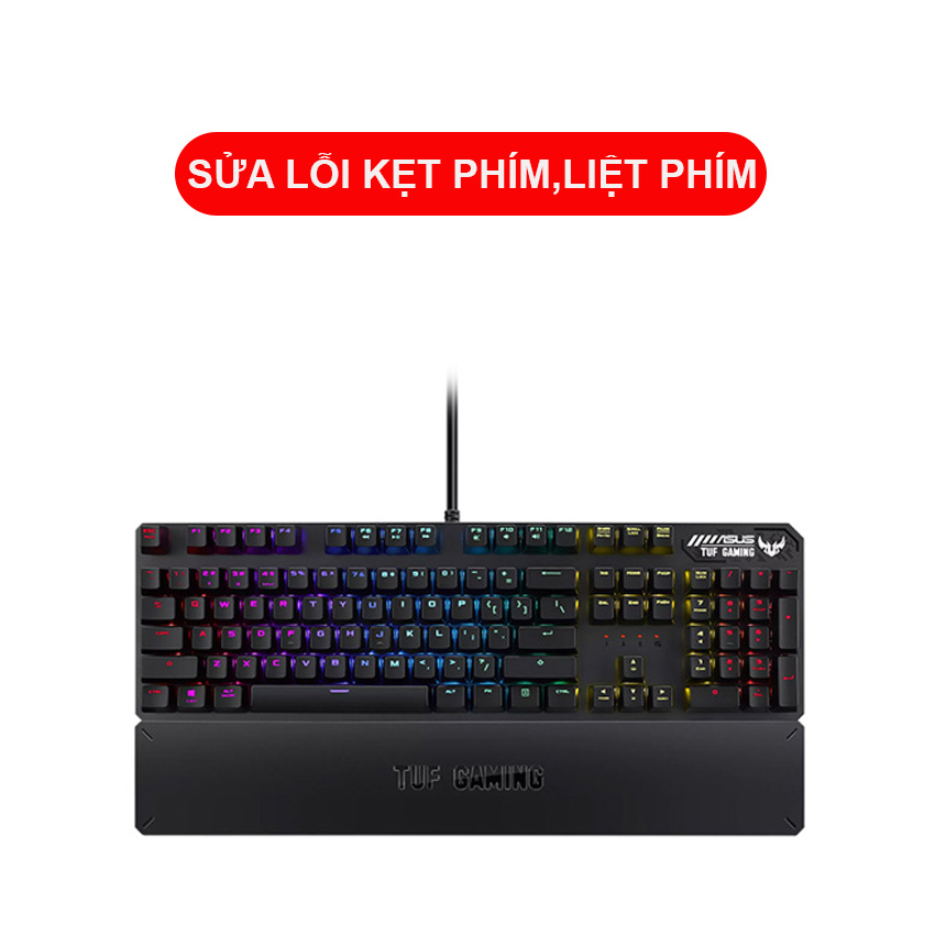 Sửa lỗi kẹt phím, liệt phím Bàn phím Asus TUF K3 Red switch 90MP01Q0-BKUA00